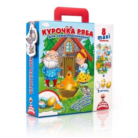 Настольная игра "Путешествие по сказке "Курочка Ряба" VladiToys VT2909-12