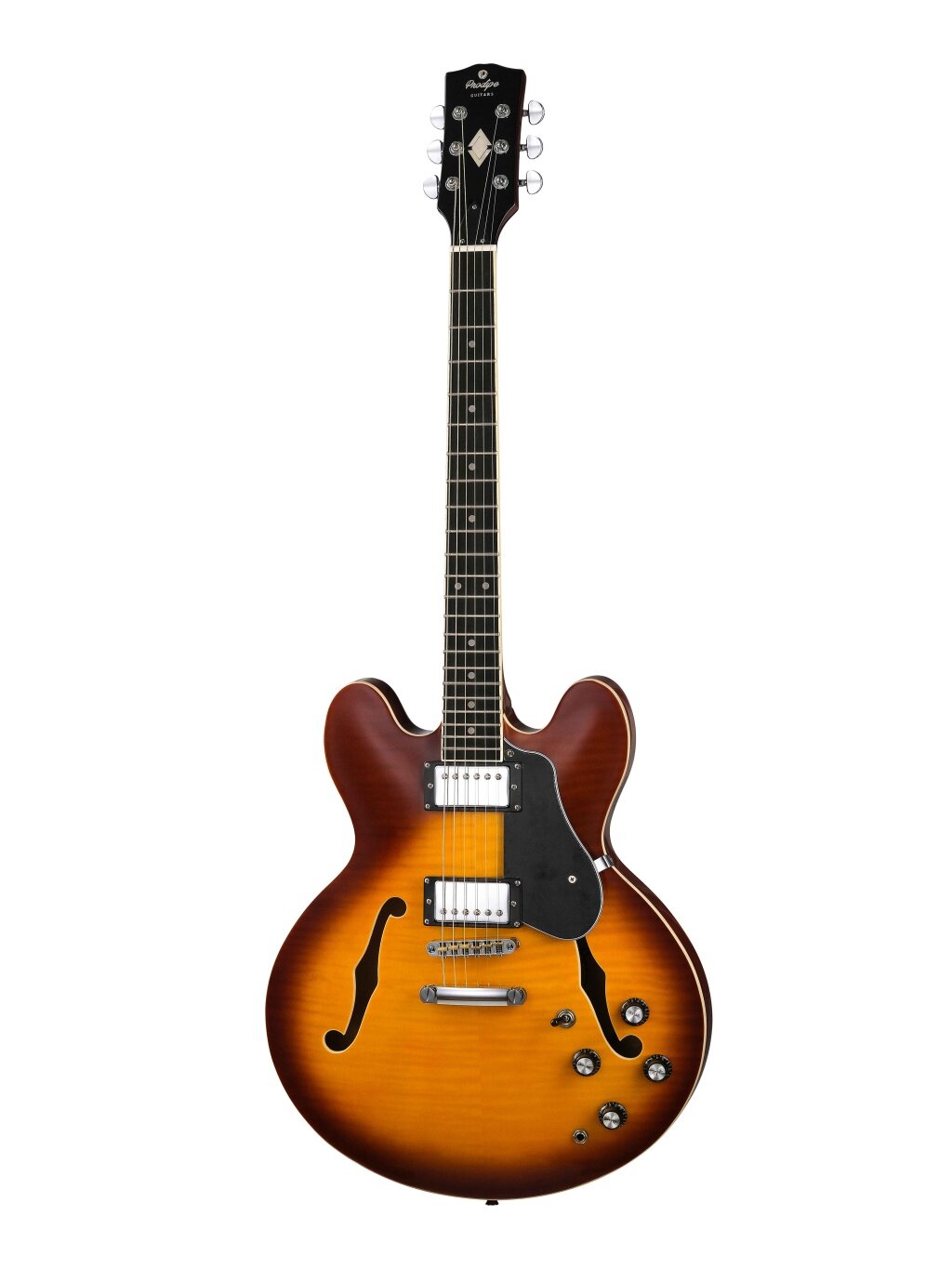 JMFHB85SB2T Электрогитара, арктоп, санберст, Prodipe