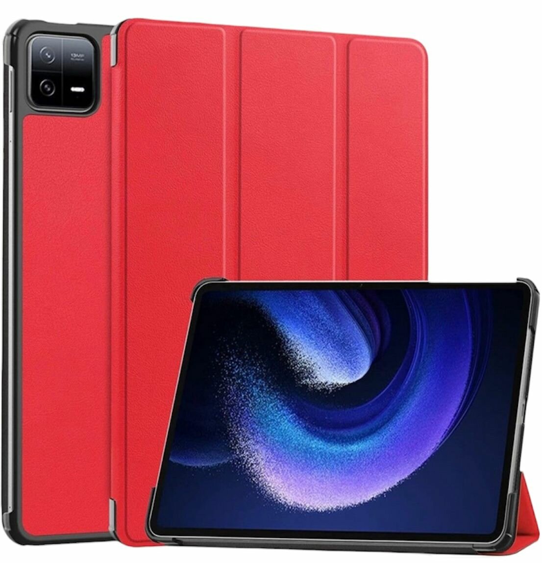 Чехол для планшета Xiaomi Pad 6 / Pad 6 Pro 11", красная