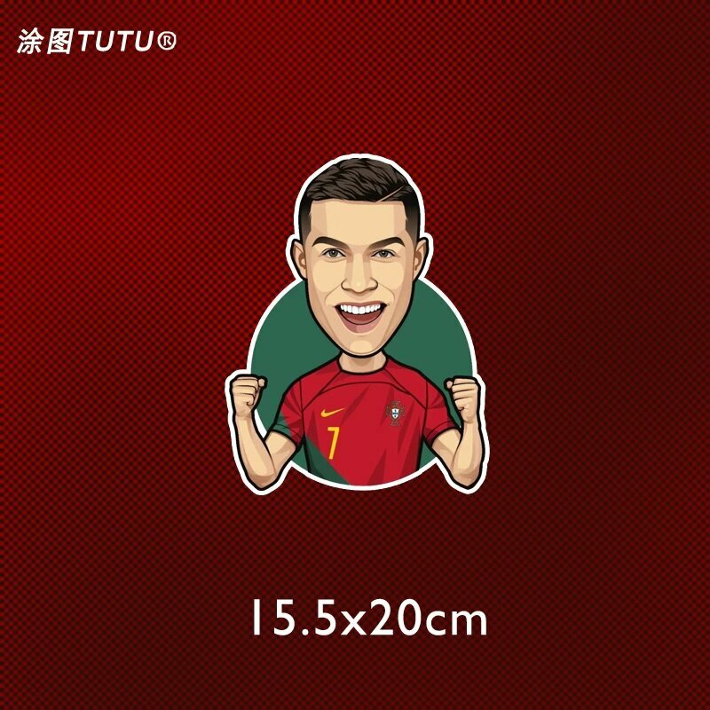 Роналду No 7, автомобильные наклейки, шлем, мотоцикл, электрические наклейки, Кубок мира, Португалия, памятные