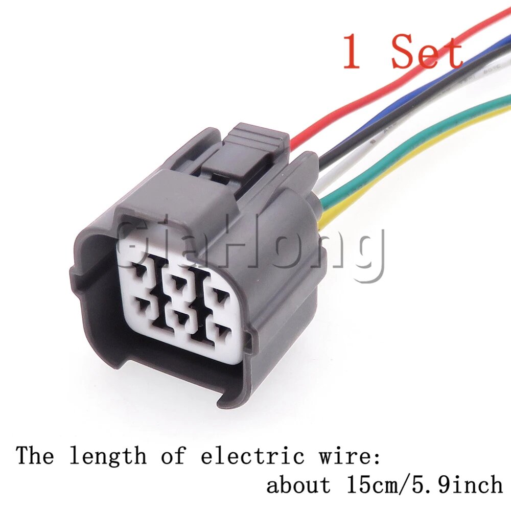 Автомобильный подъемник для окон, 6 способов подъема 6189-0133 6181-0074, 1 комплект, автомобильный кабельный разъем для Honda Nissan Female