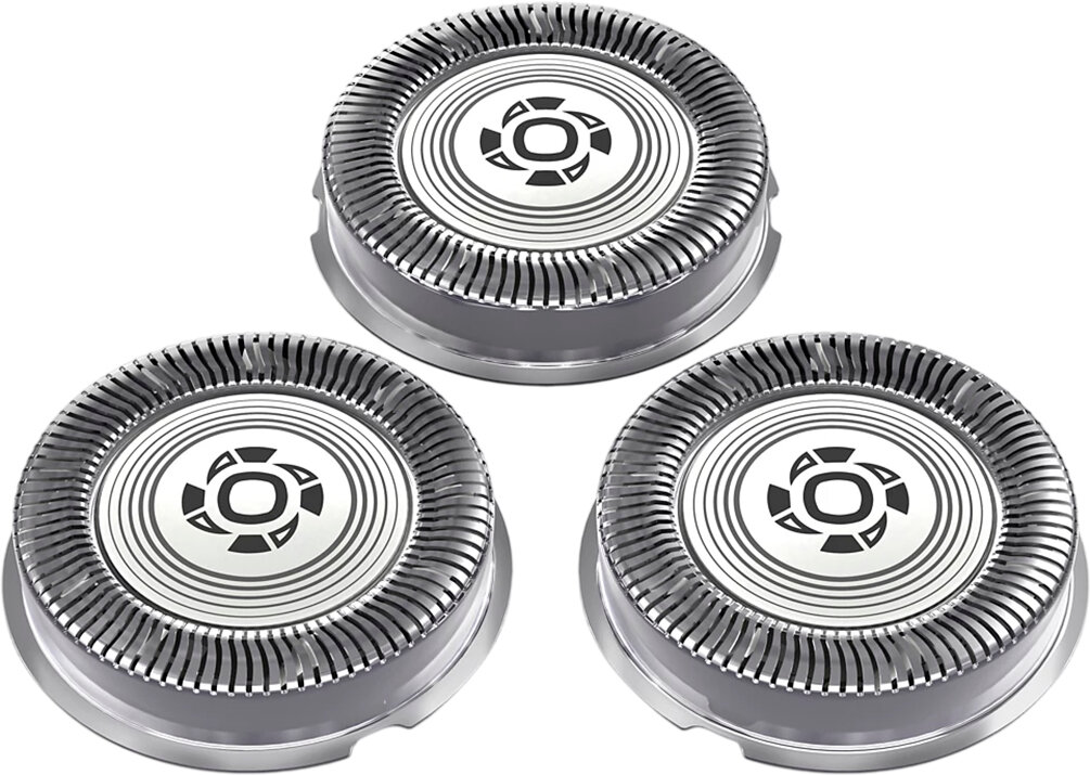 Бритвенная головка Philips Norelco SH30/52 3шт, серебристый, для электробритвы