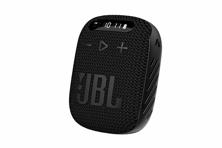 Беспроводные колонки JBL черные, Bluetooth, до 10 часов работы, компактные, высокое качество звука