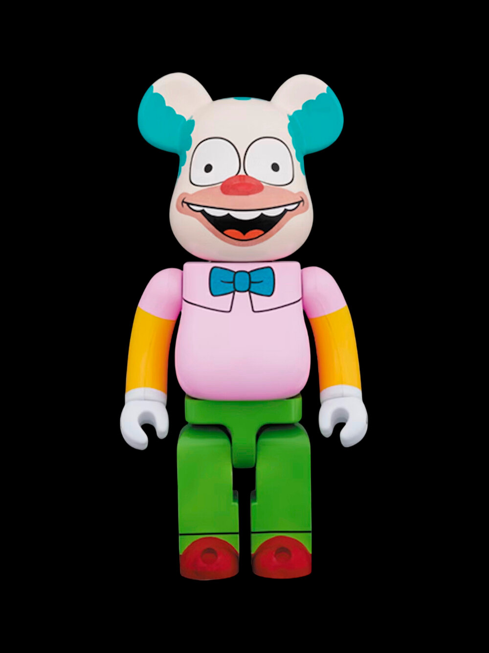 Коллекционная оригинальная фигура Bearbrick x The Simpsons Krusty The Clown 1000% / 70 см высота / ABS пластик