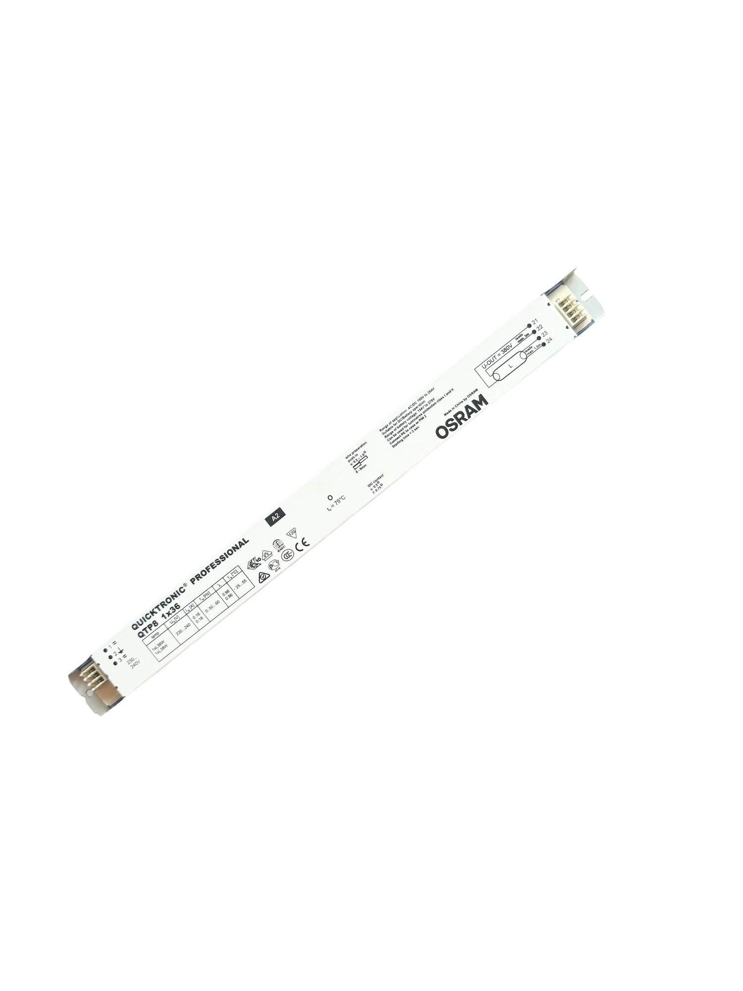 ЭПРА Osram QUICKTRONIC PROFESSIONAL QTP8 1x36