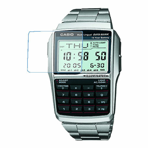 Скрин Мобайл защитный экран для часов Casio DBC-32D-1AES из нано стекло 9H