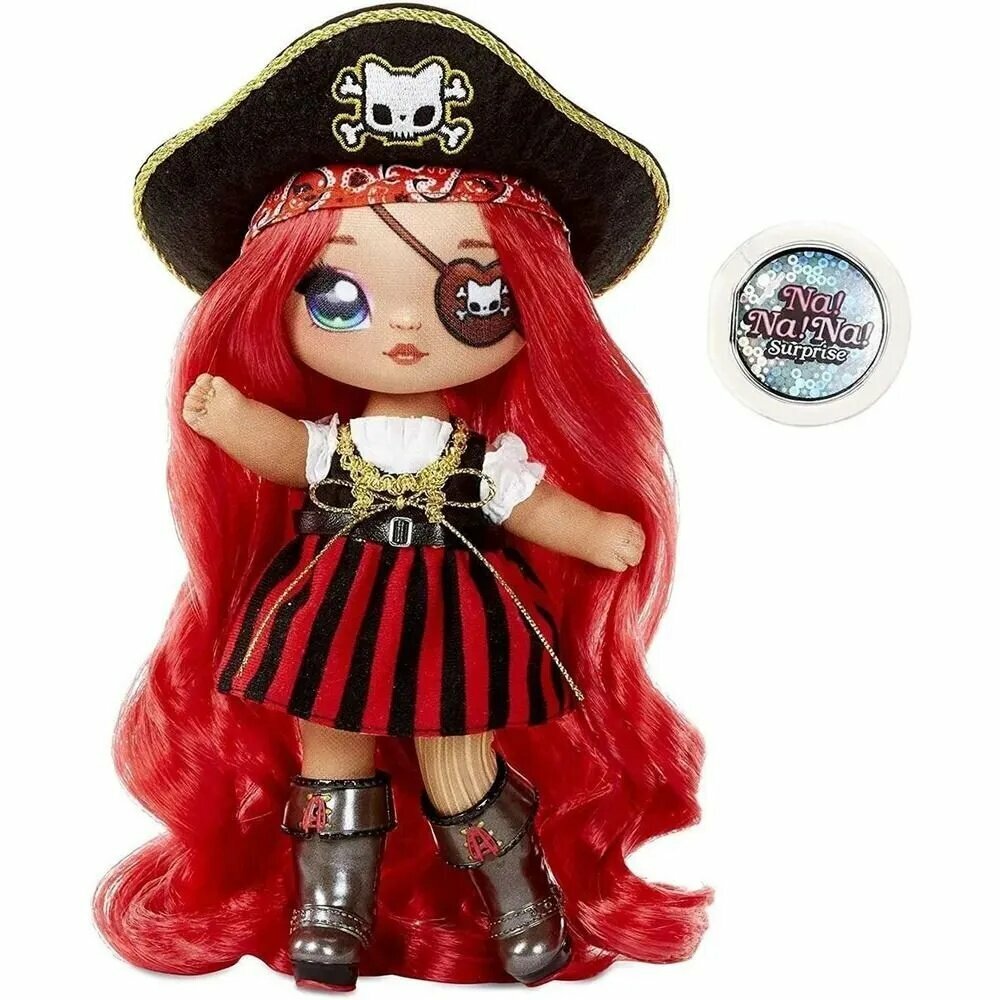 Кукла NaNaNa Surprise 2-in-1 девочка игрушка принцесса реалистичная Pirate Doll Becky Buckaneer