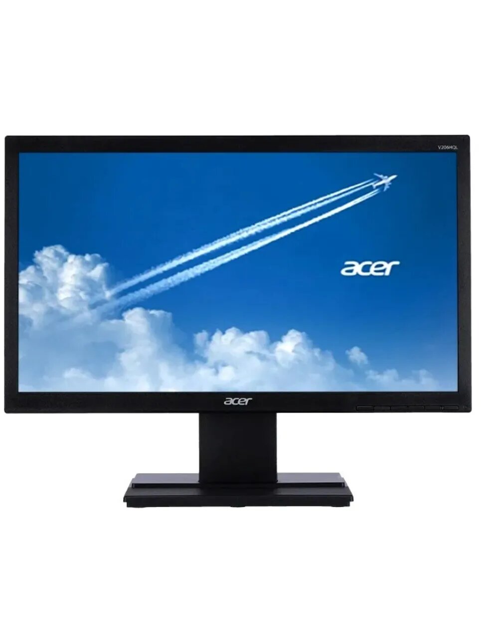 Монитор 19.5" Acer, V206HQLABI, TN, 1600×900, 60Гц, 16:9, HDMI 1.4, VGA (D-Sub) Черный