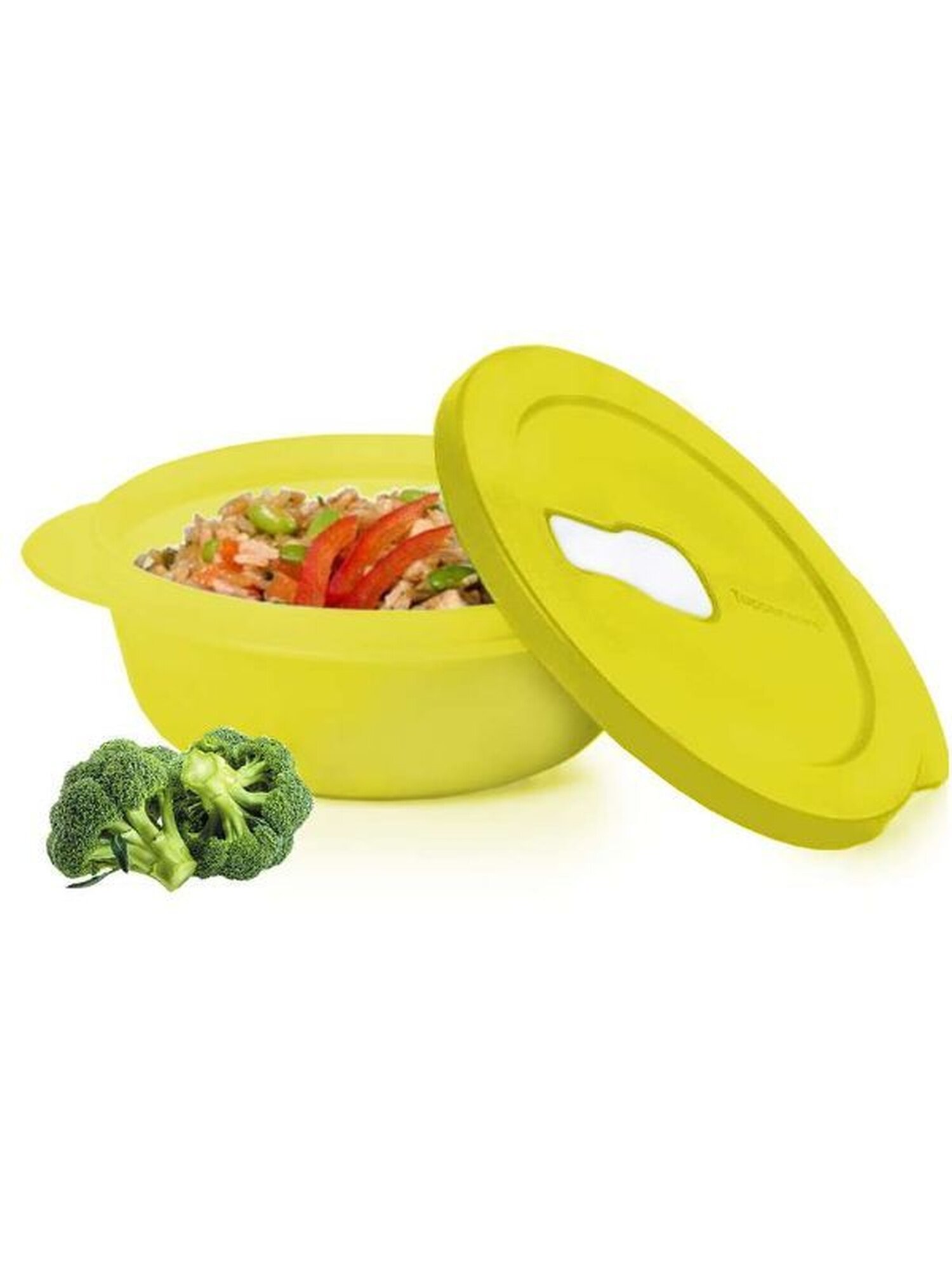 Емкость Tupperware "Новая волна", для разогрева, 600мл, салатовая