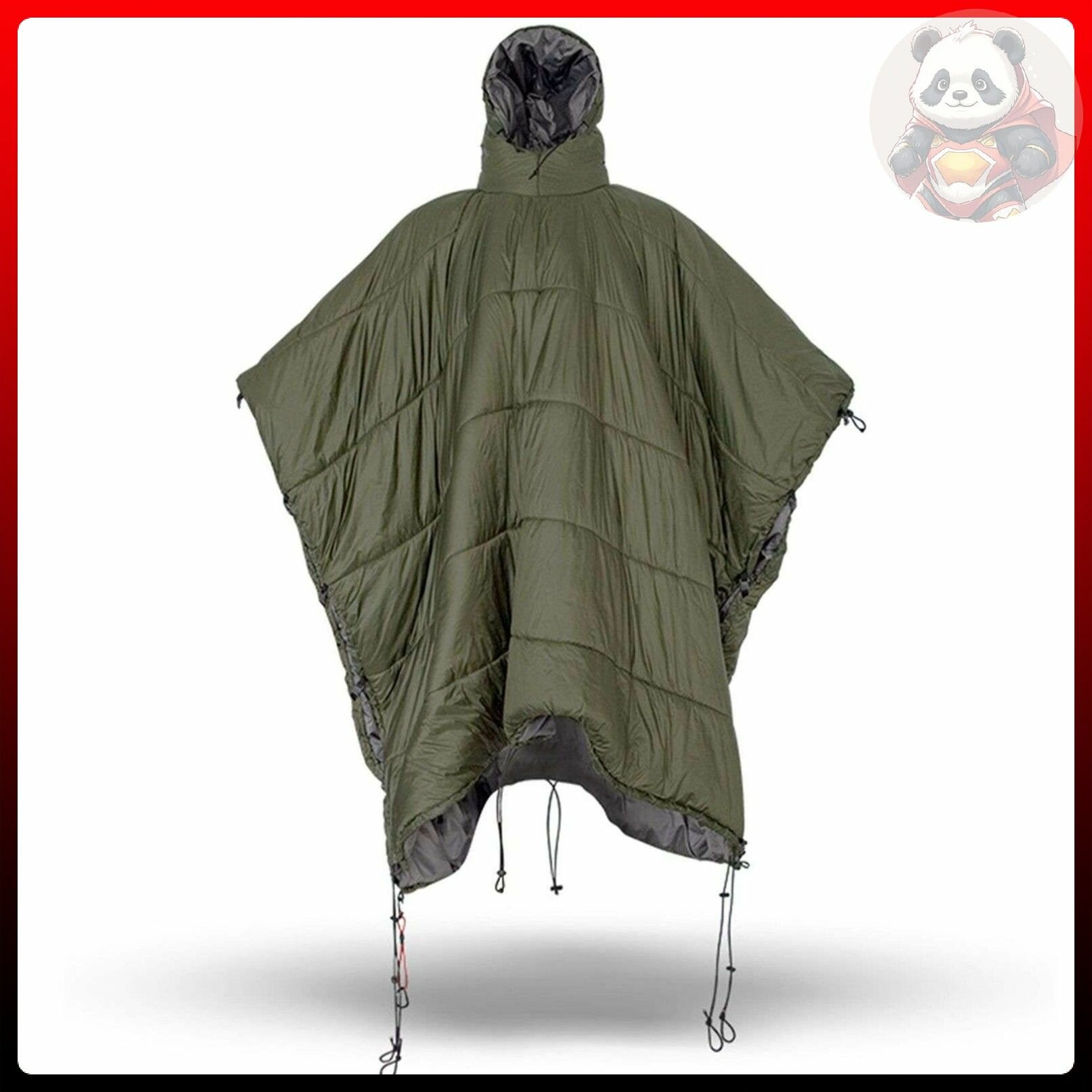 Многофункциональный гамак под одеяло. Зимний теплый одеялом. Пончо для кемпинга11