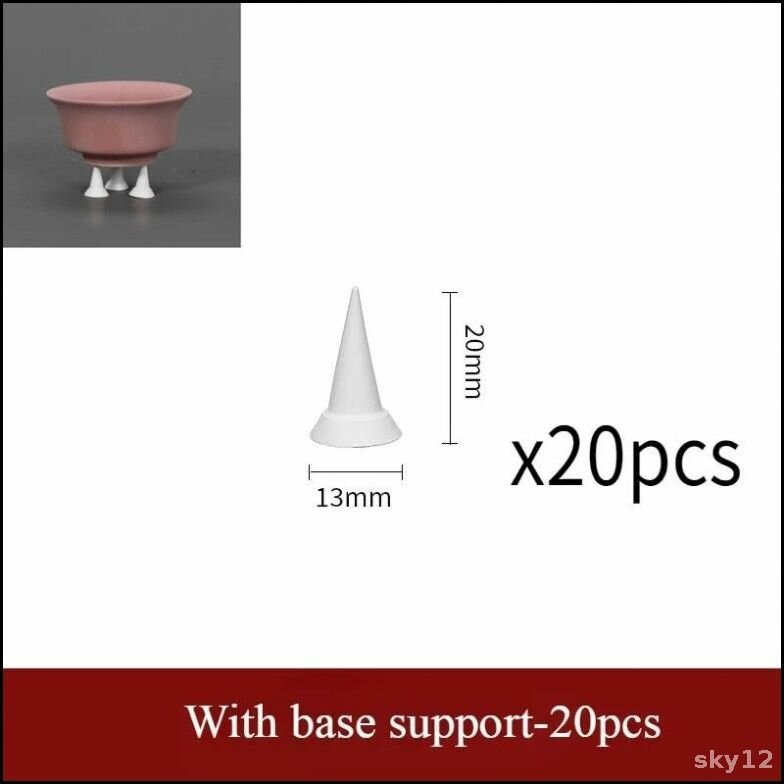 Подвижные опоры бестселлер для обжига керамики, огнеупорные штифты 20 B белого оттенка