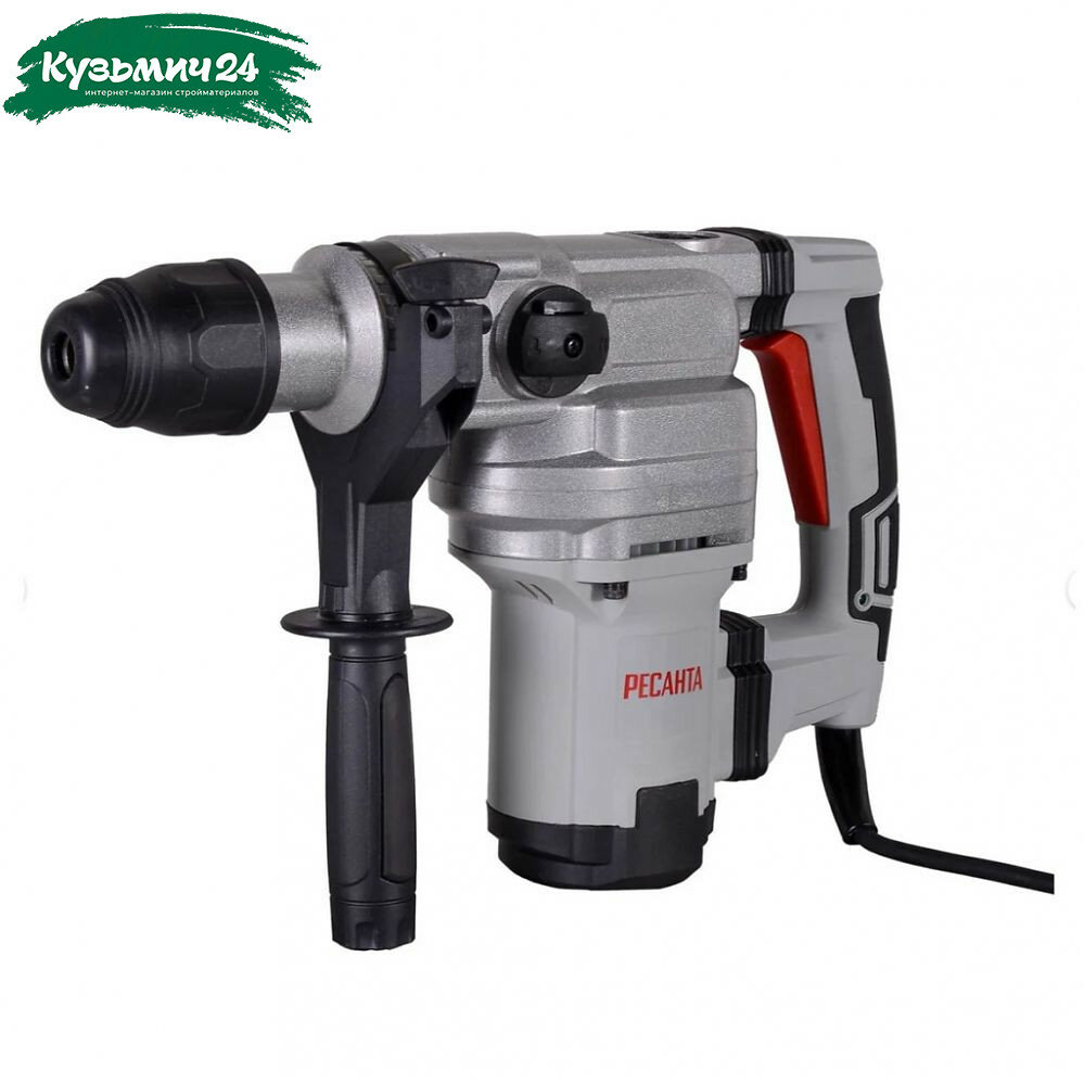 Перфоратор Ресанта П-40-1600КМ, щеточный двигатель, хвостовик SDS-Max