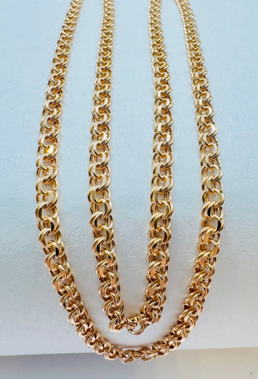 Цепь красное золото, 585 проба