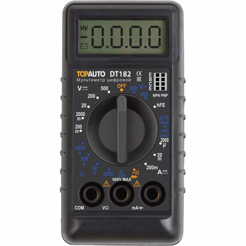 Цифровой мультиметр TopAuto DT182