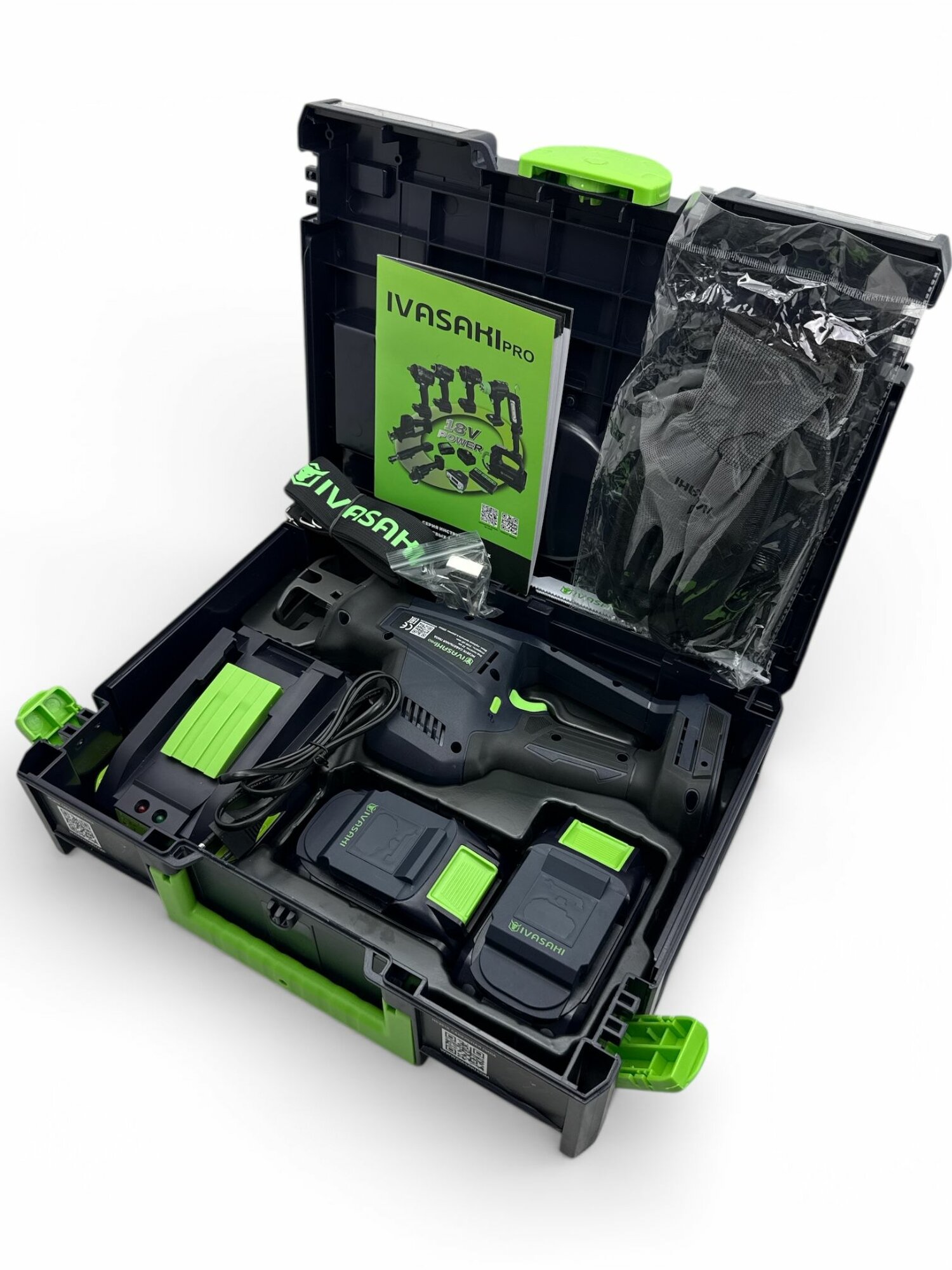 IVASAKI Pro сабельная пила аккумуляторная НС201К оригинал 2АКБ 4ач 1зу 3ач