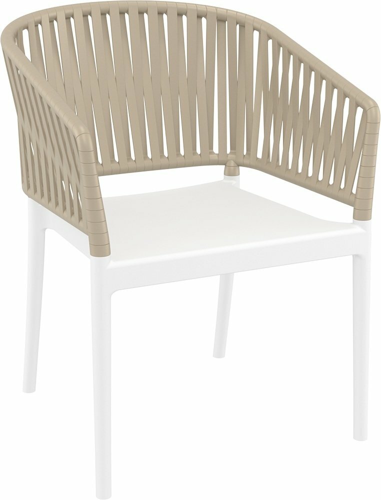 Кресло садовое дачное Portofino, цвет белый, бежевый, Siesta, Турция