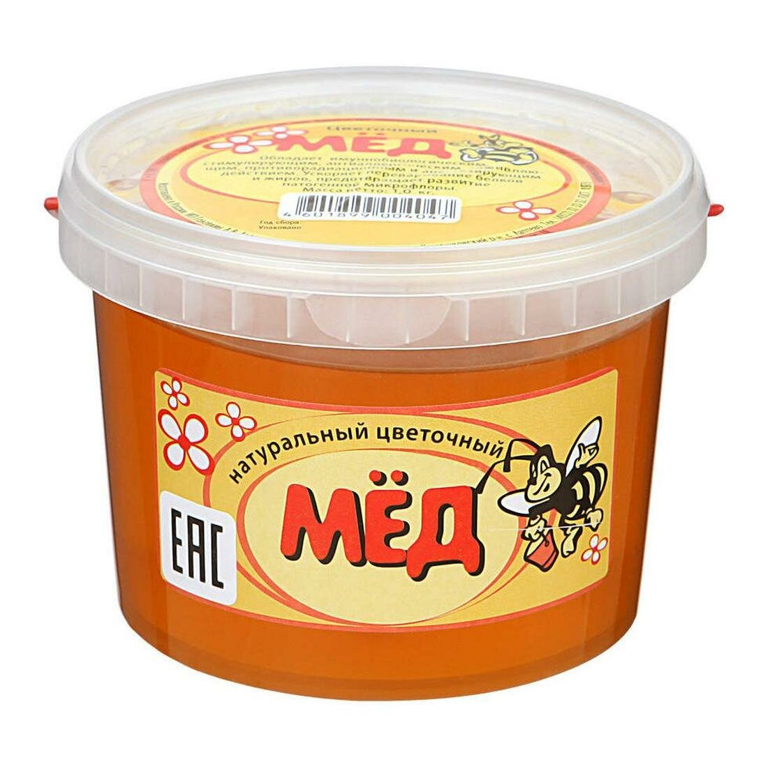 Мед цветочный "Медовая страна", 1 кг