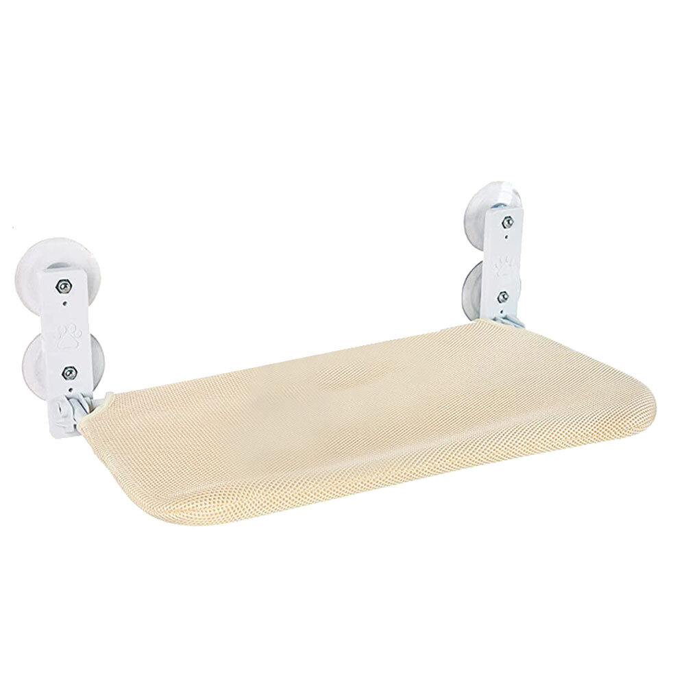 Беспроводная подоконная подставка для кошек, настенный гамак для кошек с 4 прочными присосками, анкеры и винты для двух типов установки M