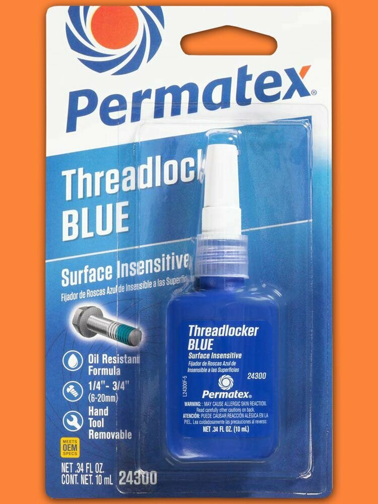 Фиксатор Резьбы Супер Адгезивный PERMATEX 10 мл. 24300 для Замасленных Поверхностей