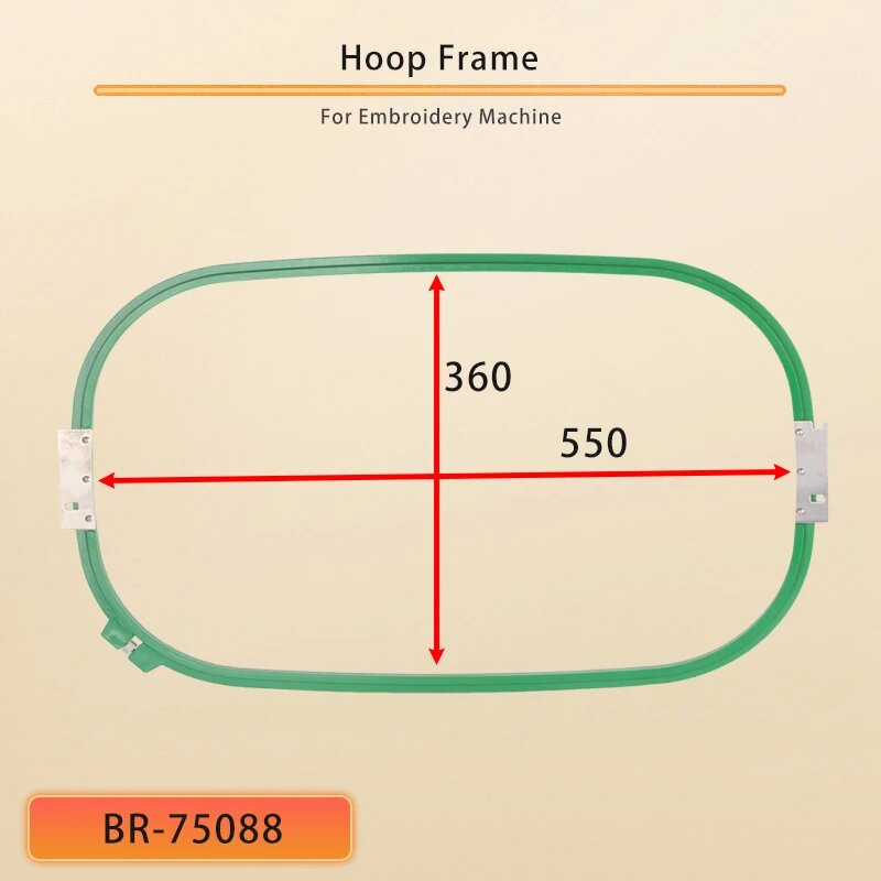Пластиковые вышивальные пяльцы-рамки 550 × 360 мм для вышивки, набор для вышивания крестиком, аксессуары для швейных машин