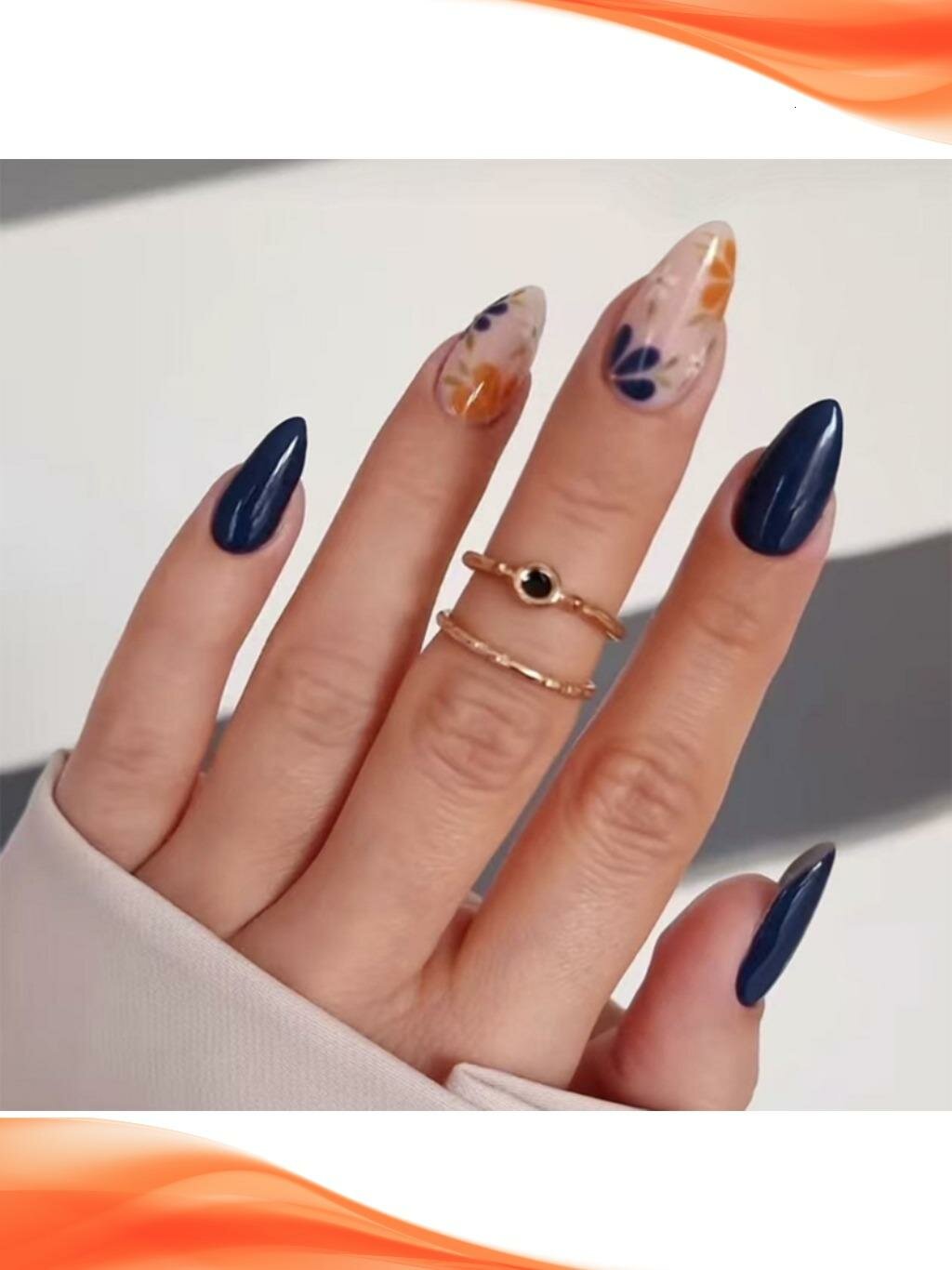 Акриловые накладные ногти «Френч»