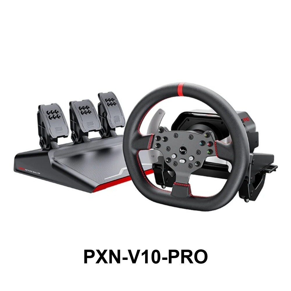 PXN V10 Pro Игровой Автосимулятор Гоночный Игровой контроллер Pad Вибрационные Джойстики Игровое Рулевое колесо