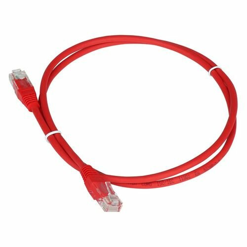 Патч-корд LanMaster вилка RJ-45, вилка RJ-45, кат.5E, ПВХ, 10м, красный [twt-45-45-10-rd]