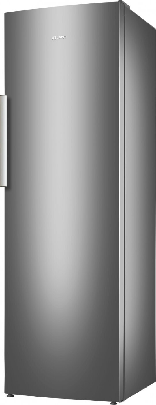 ATLANT Морозильная камера вертикальная ноу фрост М-7606-160 N, класс A+, высота 186,8см, объем 278 л, No Frost, 8 отделений, работает в неотапливаемых помещениях до -15, цвет мокрый асфальт