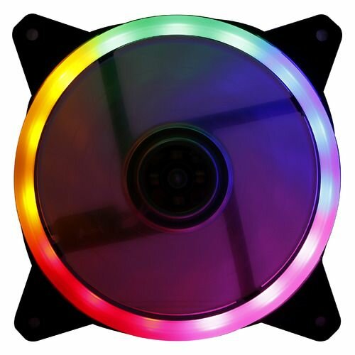 Вентилятор Digma DFAN-FRGB3 RGB 120х120x25 черный 3-pin 4-pin (Molex) Ret