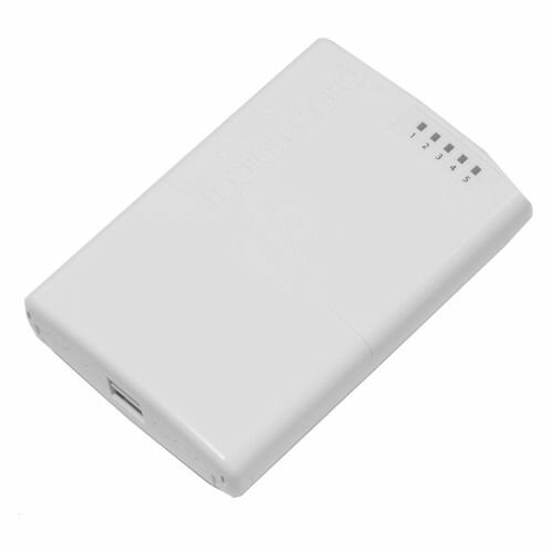 Маршрутизатор MIKROTIK PowerBox, белый [rb750p-pbr2]