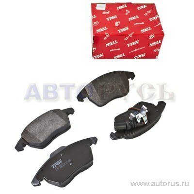 Колодки передние для VW, Seat, Skoda PA с 2003 года TRW GDB1550, высокое качество