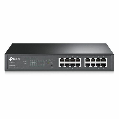 Коммутатор TP-LINK TL-SG1016PE, управляемый