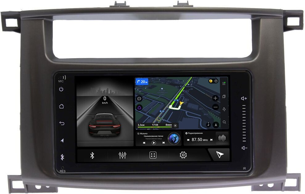 Магнитола в штатное место 2 din Lexus LX 470 2002-2007 Canbox M-Line 7501-RP-TYLC1XB-40 2/32 на Android 10 (4G-SIM, DSP, IPS)