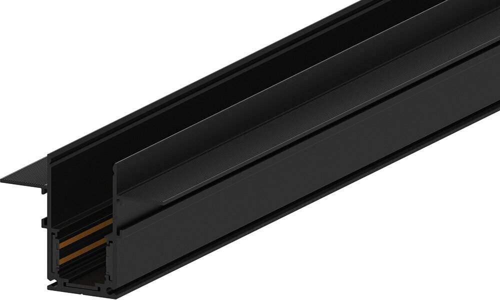 Шинопровод для низковольтных трековых светильников Feron черный 1м CABM1001 41963