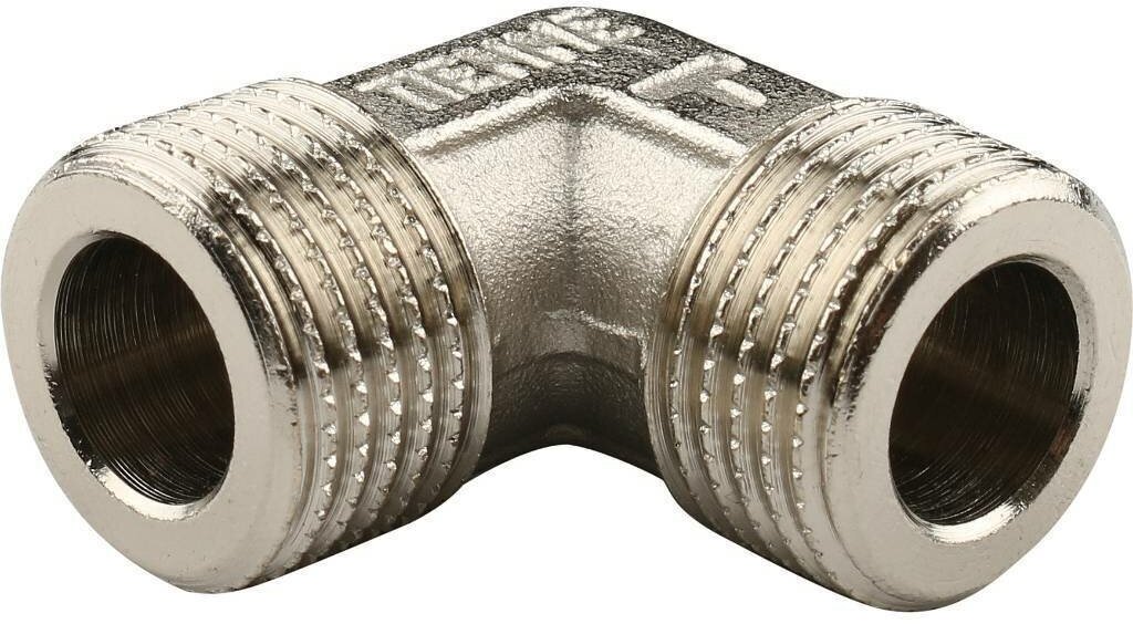 Колено НР 1/2" x 1/2" никель TIEMME