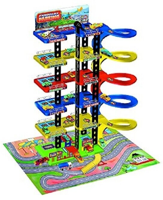 Гараж 6-ти ярусный с машинками