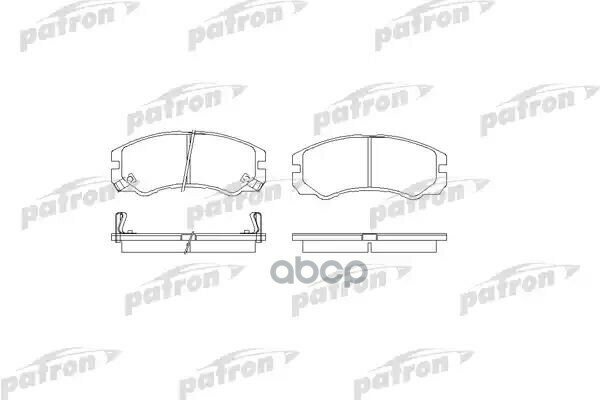 Колодки тормозные дисковые передн ISUZU: TROOPER 00-, TROOPER Вездеход открытый 00-, OPEL: FRONTERA A 95-98, FRONTERA A Spor.