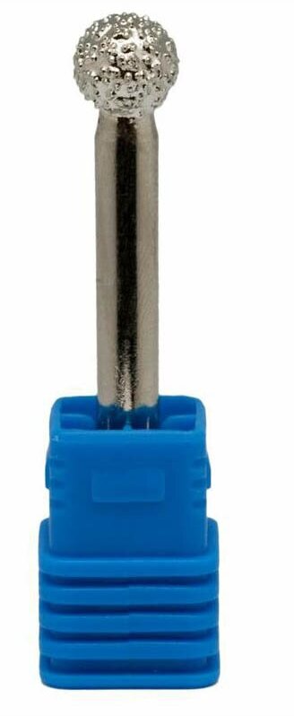 Шарошка алмазная 10мм (ПРАКТИКА) /шар длина 60мм хвост 6мм