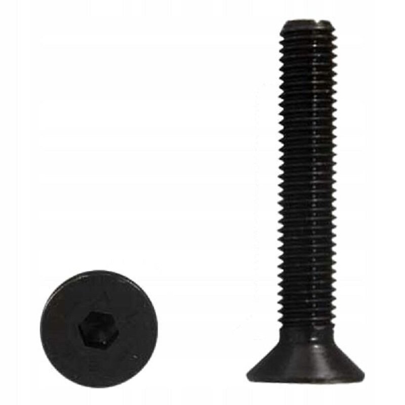 Винт Море-Метизов Море-Метизов DIN 7991 класс прочности 10.9, оксид M6х50 мм,50 шт.