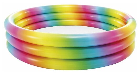 Бассейн детский круглый «Радуга», 147 х 33 см, от 2 лет, 58439NP INTEX круглый «Радуга», 147 х 33 см