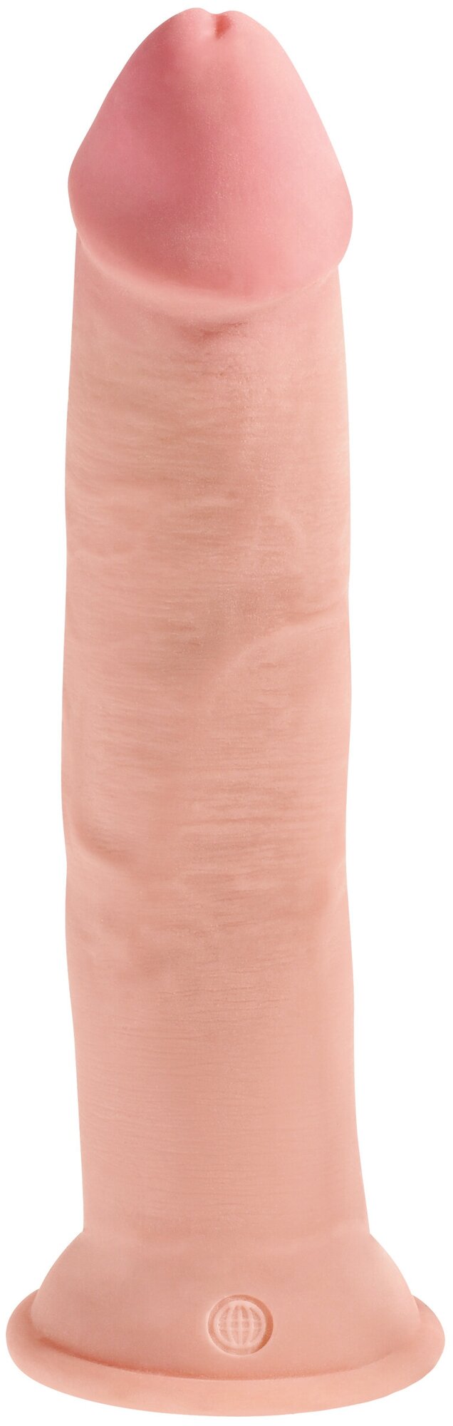 Pipedream Фаллоимитатор на присоске King Cock Plus 9" Triple Density - Flesh (25, Ø 5.3 см)