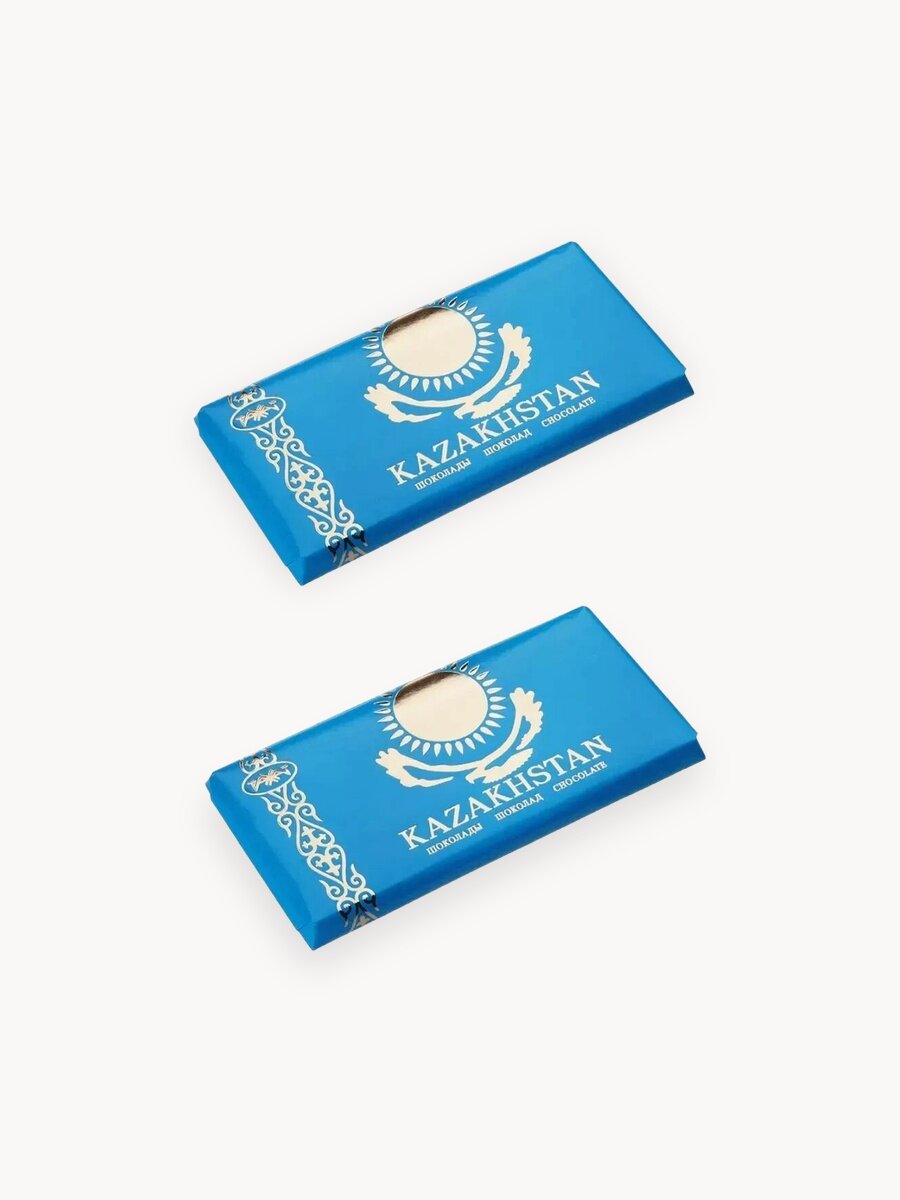 Шоколад молочный "Казахстанский 45%" 100гр (Набор из 2 шт)