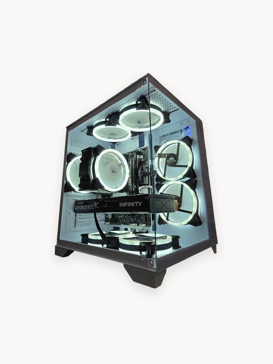 Мощный игровой ПК RTX 5060ti 16gb i5 14400f 32gb 1tb ssd m2 Bunker Comp