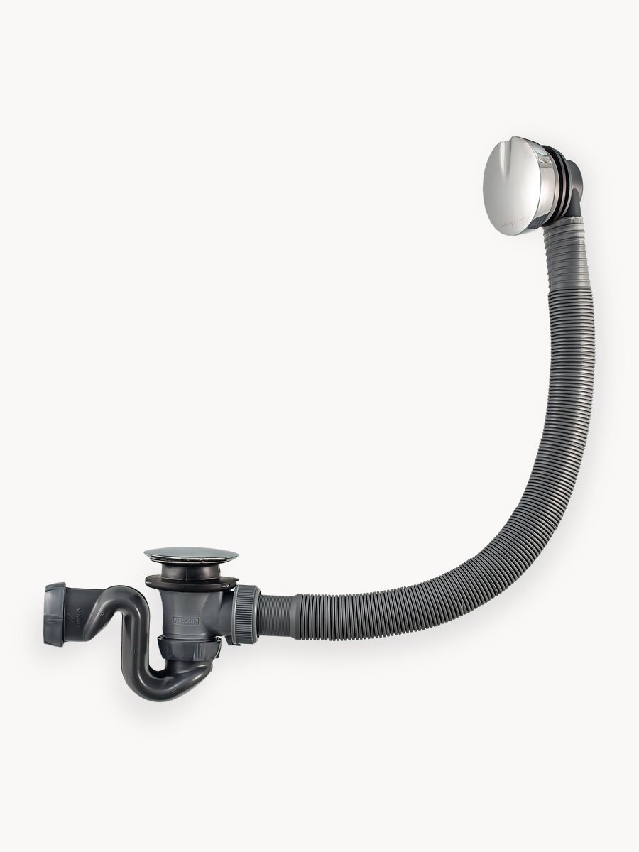 Слив-перелив WIRQUIN SB600 полуавтомат вентиль и клапан латунь длина перелива 600 мм