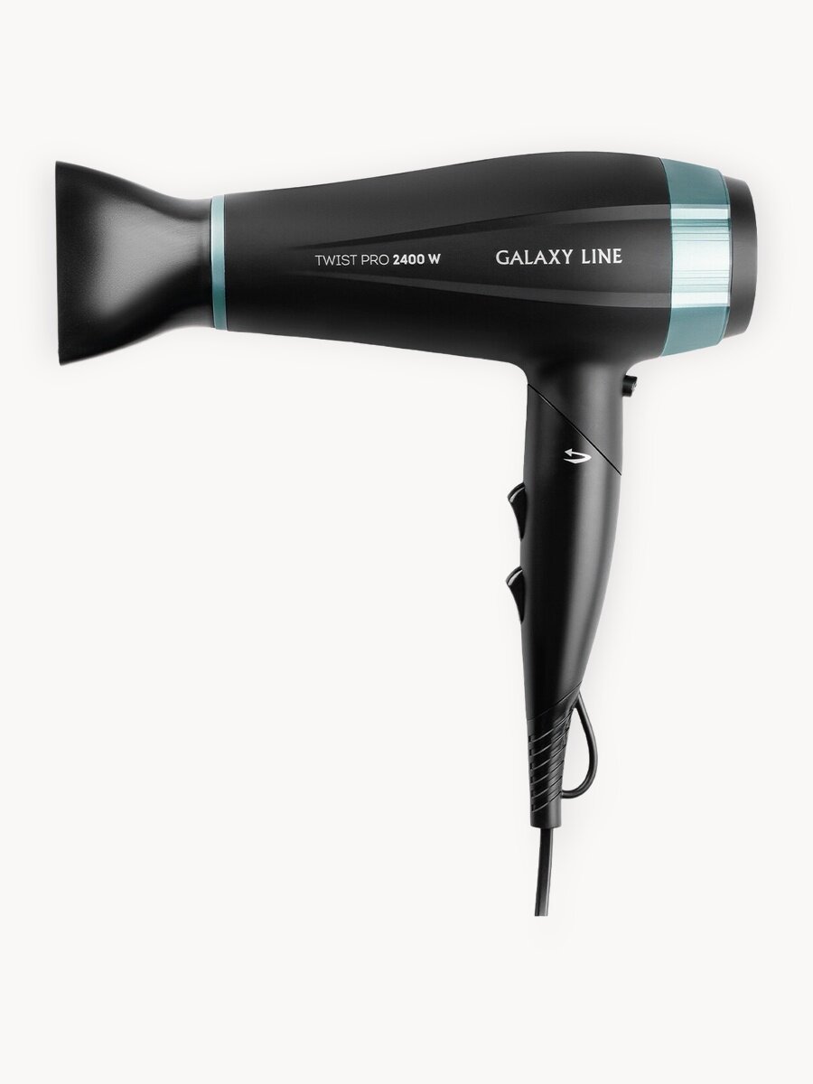 Фен GALAXY LINE GL4364 , мощность 2400Вт, 3 режима нагрева, длина сетевого шнура 1,75м