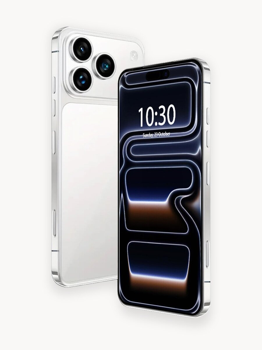 Смартфон i17 Pro Max, Android 14, 8Гб+256Гб, камера 48Мп, экран 6.8", 2 SIM