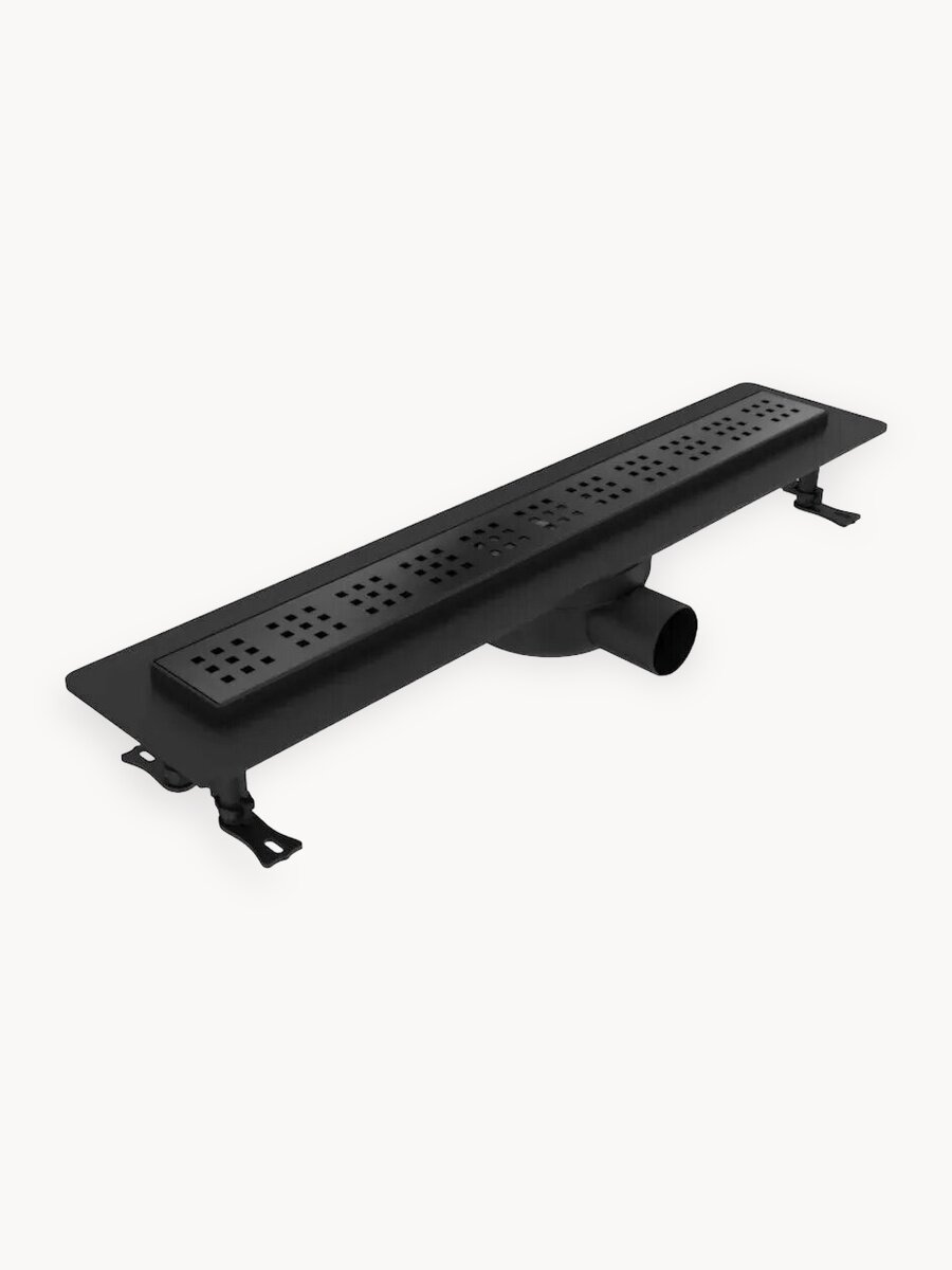 Душевой трап Teymi Helmi черный 60 см решетка нержавеющая сталь T90269