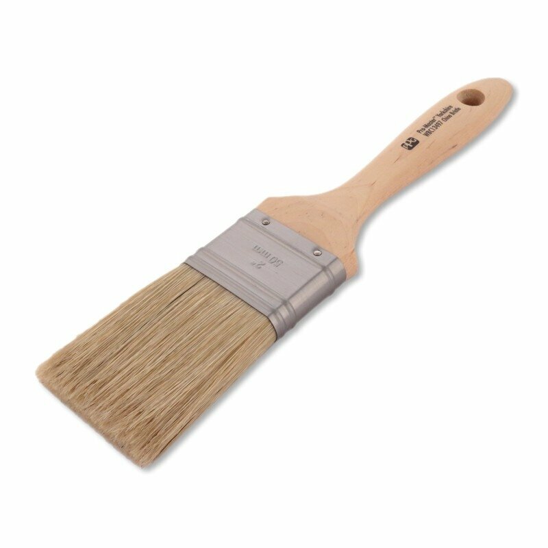 Кисть из натуральной щетины PRO-MASTER White China Bristle 2" Varnish WBC13497