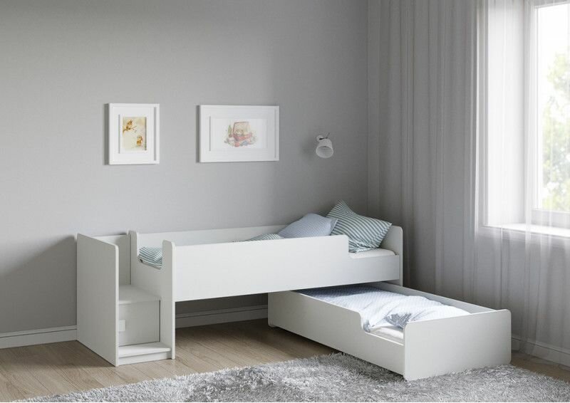 Двухъярусная кровать Легенда К302.41 белый размер матраса 175х75 см