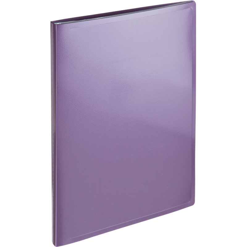 Папка файловая 40 файлов Attache Metallics А4, 800мкм, этикетка, сиреневый 1688144